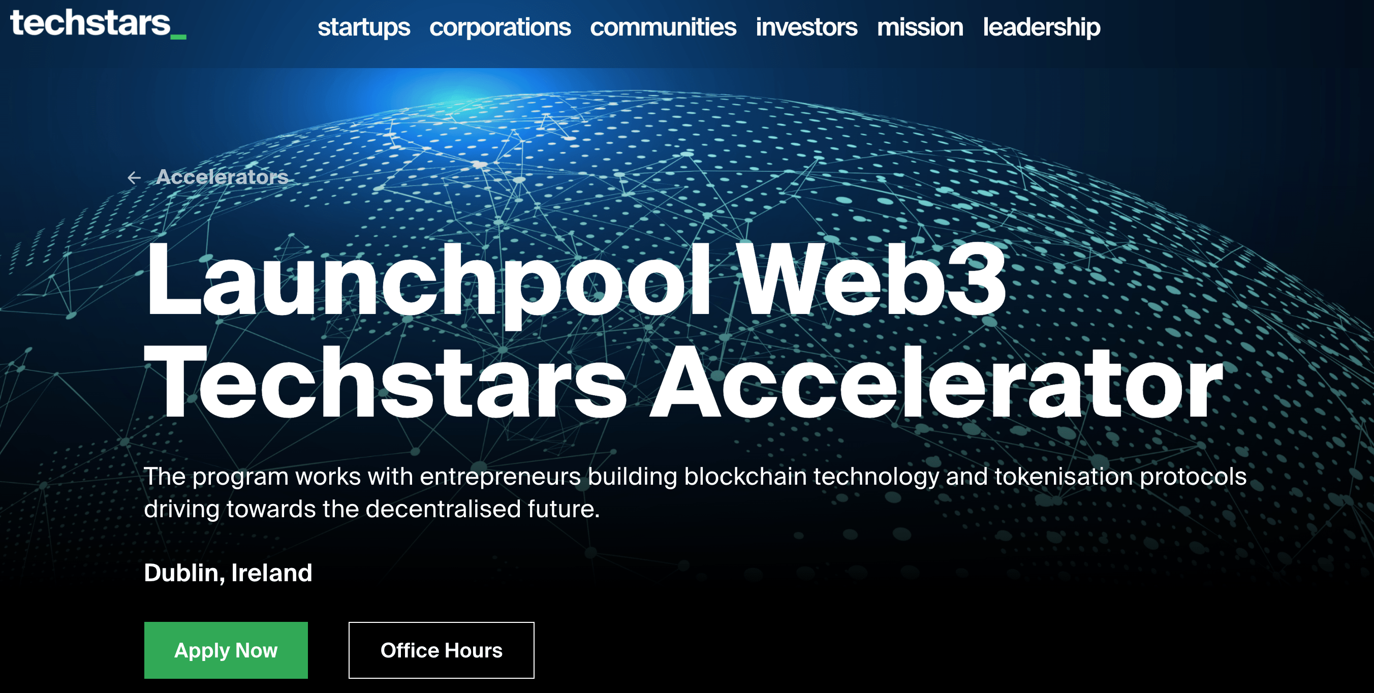 Pipit Global CEO Ollie Walsh Mentoring at Launchpool Web3 Techstars Dublin